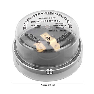 AUNMAS Shorting Twistlock Photocell, Twist Lock Light Sensor with Photocell Dusk to Dawn Light Sensor 1000W 1800VA 120-480V Receptacle Temporary for Outdoor Controls Lighting