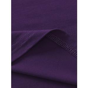 Latuza Women's Silky Soft Viscose Tank Top Short Pajama Set XL Eggplant