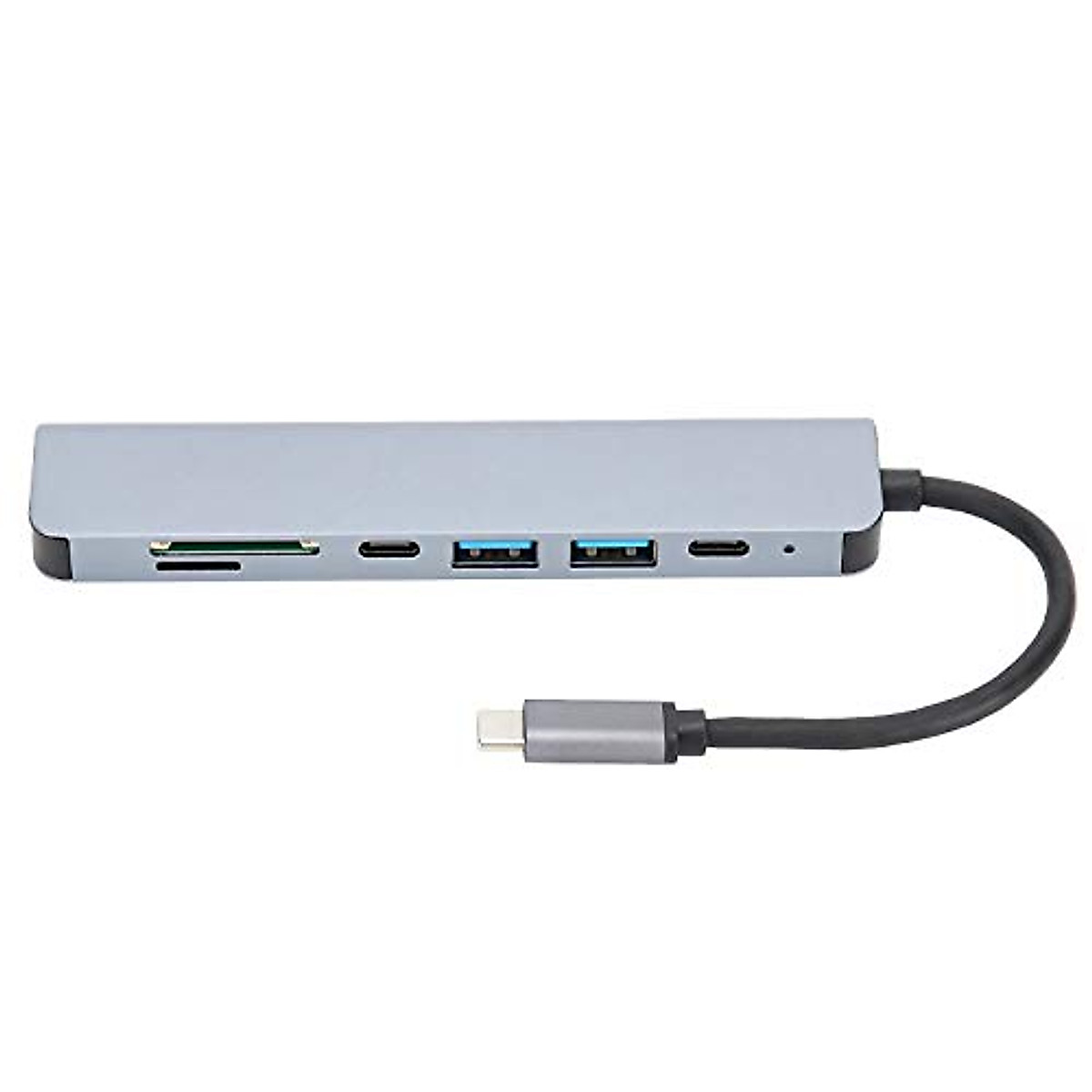 High Resolution Type‑C Hub Docking Station Easy to Carry Plug and Play Multifunction for PC