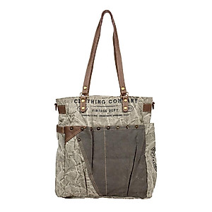 Myra Bag Broil Upcycled Canvas Shoulder Bag S-1226