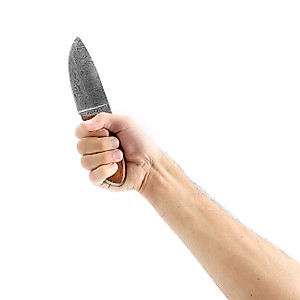 Perkin Knives Custom Handmade Damascus Steel Knife Hunting Knife - Bushcraft Knife