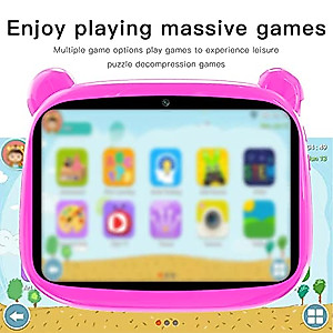 Tablet Laptop, Android 5.1 Tablet 7 Inch, 2GB RAM 16GB Storage, 0.3MP+2MP Dual Camera,1280x800 IPS HD Display Screen, Wi-Fi Bluetooth 3000mAh, Holiday Gift for Family (Pink)