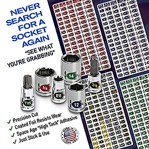 NEW! Ultimate Chrome Socket Label Set
