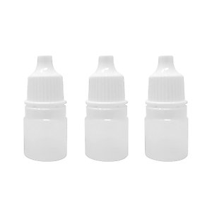 Honbay 30PCS 2ML Plastic Empty Squeezable Dropper Bottles Portable Eye Drop Bottle Containers Eye Liquid Dropper Bottle with Screw Cap and Plug