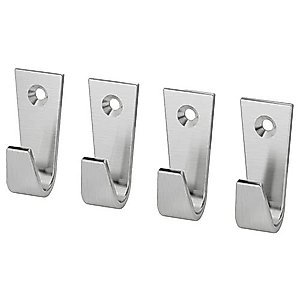 IKEA - BLECKA Hook, nickel plated (X4) 1 1/2"