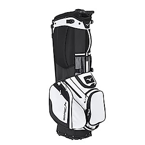 Mizuno BR-D4 6-WAY Stand Bag, White-Black