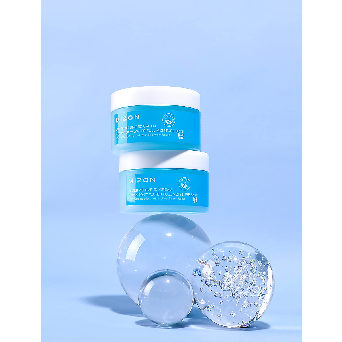 MIZON Water Volume EX Cream, Moisture Cream, Deep Hydration Cream, Soft Skin, Korean skin care (100ml/ 3.38 fl oz)