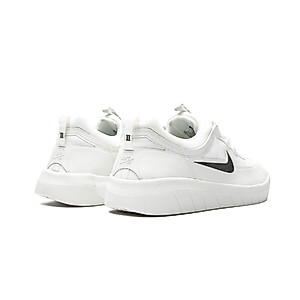 Nike Men's SB Nyjah Free 2.0 Sneaker, Summit White/Summit White/Blac, 8