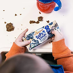Happy Tot Organics Super Foods Oat Bars, Blueberries & Oatmeal, 5 Count (Pack of 6)