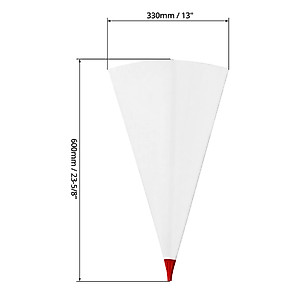QWORK Tile Grout Masonry Mortar Bag, 3 Pack 13" by 24" Heavy Duty Tip Tear Puncture Resistant Vinyl Piping Tool Cement Sealer Bag