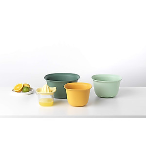 Brabantia Tasty+ Mixing Bowl Set with Colander and juicer