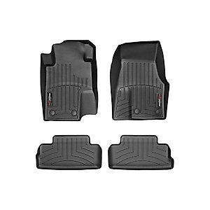 WeatherTech Custom Fit FloorLiners for Ford Mustang - 1st & 2nd Row (444681-441392), Black