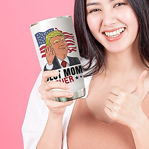 CordoCuti Gifts for Mom from Daughter, Son, Kids - Christmas Gifts for Mom - Mom Birthday Gifts, Birthday Gifts for Mom - Christmas Gifts For Mom From Daughter, Son - Mom Tumbler 20Oz White