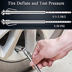 Air Compressor Accessories, Creallr 20 Pieces Air Compressor Tool Kit Air Hose Fittings with 1/4 Inch NPT Plug/Connect/Coupler, Air Blow Gun, 25Ft Recoil Air Hose and Dual Head Air Chuck