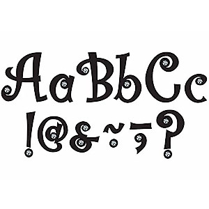 Teacher Created Resources 5-Inch Bling Letters with Jewels (75178)