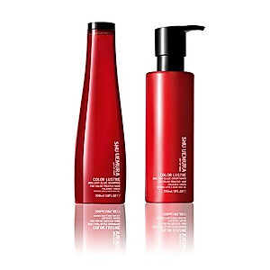 Shu Uemura Color Lustre Shampoo 10 Ounce and Conditioner 8 Ounce Set