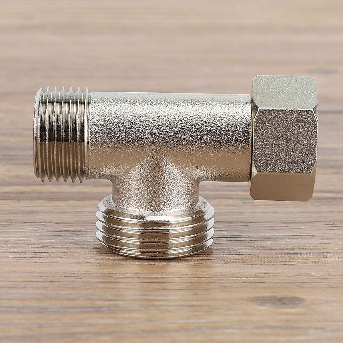 2pcs 3 Way Adapter Connector Standard Angle Tee Valve Toilet Diverter Valve Adapter Flushing Valve Bath Shower Arm Diverter For Angle Valve Hose, Bath Shower Arm, And Toilet Bidet Sprayer Faucet