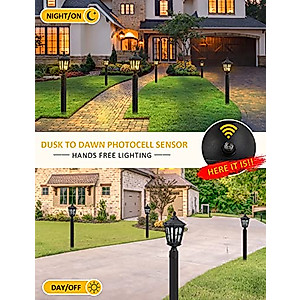 GYDZ Post Light Outdoor with 3-Inch Pier Mount Base, 17''H Exterior Post Light Fixture,Waterproof IP65 Classic Die Cast Aluminum with Water Ripple Glass, E26 Base 60W Max,Matte Black