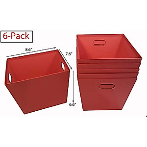 ITALIA GIFT BASKET SOLID RED SIZE 8.6 X 7.6 X 6.6" H 6-PACK GIFT BASKET SOLID RED SIZE 8.6 X 7.6 X 6.6" H 6-PACK