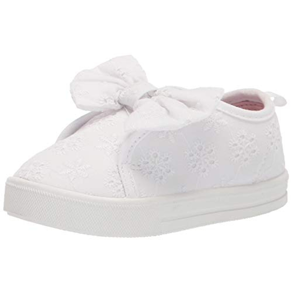 OshKosh B'Gosh Girls Dahlia Sneaker, White, 8 Toddler