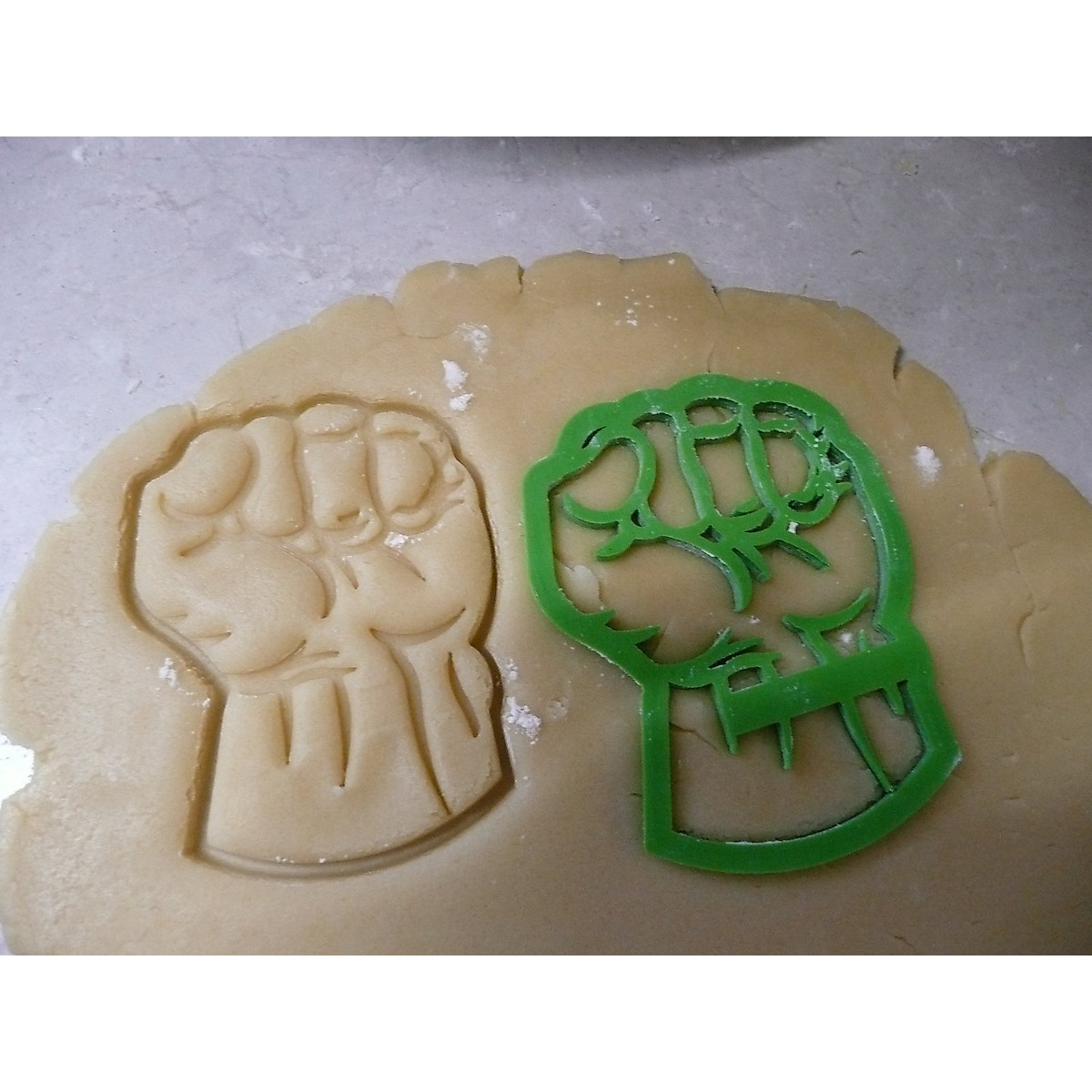INSPIRED BY HULK FIST SUPERHERO CHARACTER COOKIE CUTTER BAKING TOOL MADE IN USA PR463