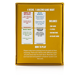 Extremely Under The Influence + Shot Glass Bundle (Expansion Pack and 6 Shot Glasses)