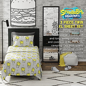 Franco Spongebob Squarepants Bedding Super Soft Microfiber Twin XL Sheet Set, (Official Licensed Nickelodeon Product)