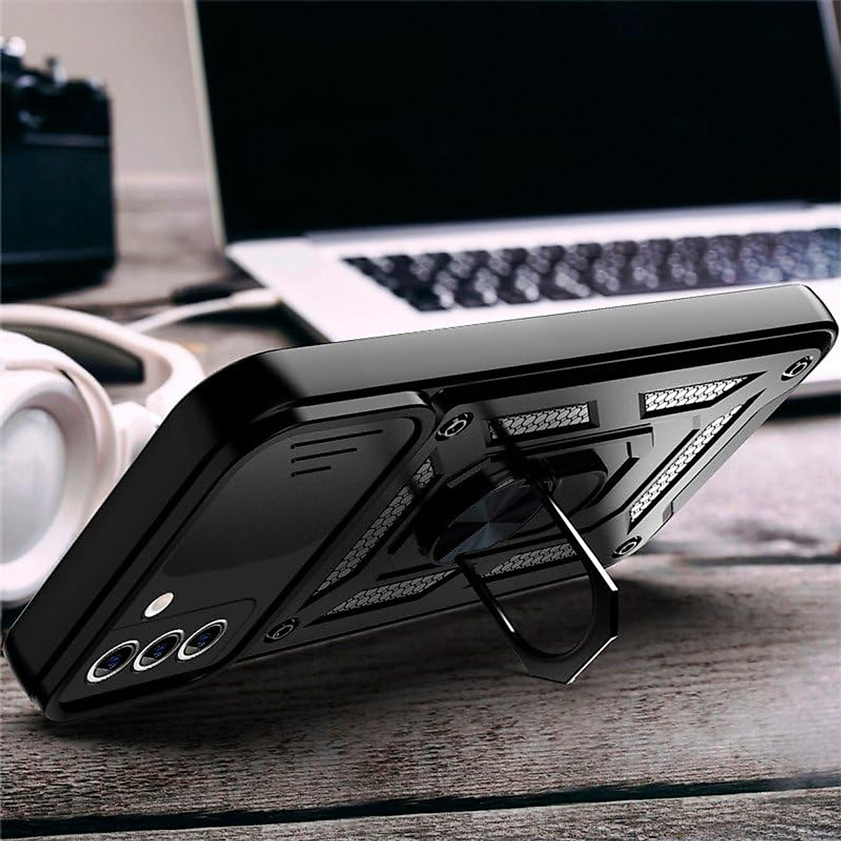 Cool Case for Oppo A78 5G Hard Ring Black