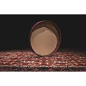 Meinl, 20 inches Frame Drum with Metal Rings, DAF-NOT Made in China-Coated Synthetic Head, Antique Brown Finish, 2-Year Warranty, 20" Diameter (FD20D-TF)