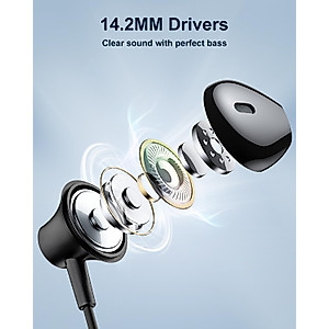 WYHOO USB C Headphones, USB Type C Earbuds Magnetic Wired Earphones with Microphone for iPhone15/15pro/15pro max, ipad pro,Samsung Galaxy S23 S22 S21 S20 Ultra,Note 10 20, Pixel 7/6/6a Oneplus