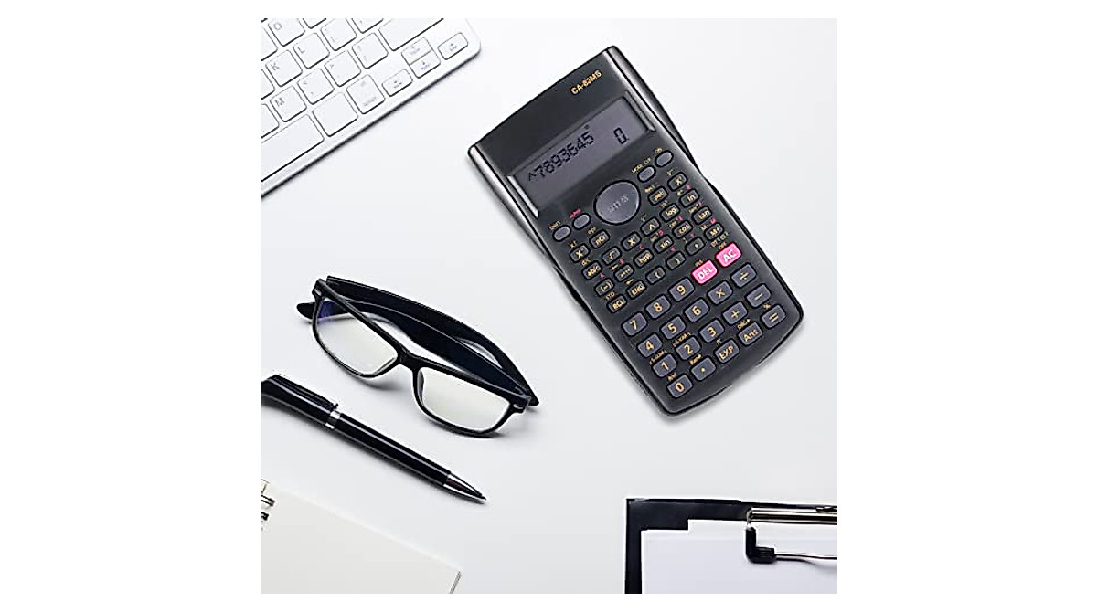 Saillong 2-Line Scientific Calculator Set for Students and Teachers