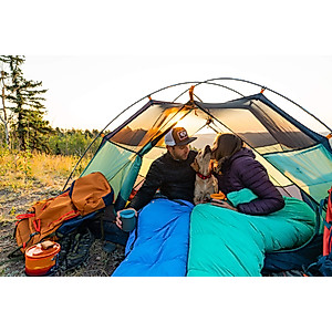 Kelty Cosmic 0 Ultra 4 Season Down Mummy Sleeping Bag, Winter Camping Backpacking Sleep System, 800 Fill Dridown, Regular