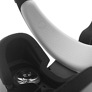 AMVR VR Front Foam & Rear Foam Silicone Protective Covers for Oculus Rift S Headset Sweatproof Waterproof Anti-Dirty Replacement Accessories (Gray)