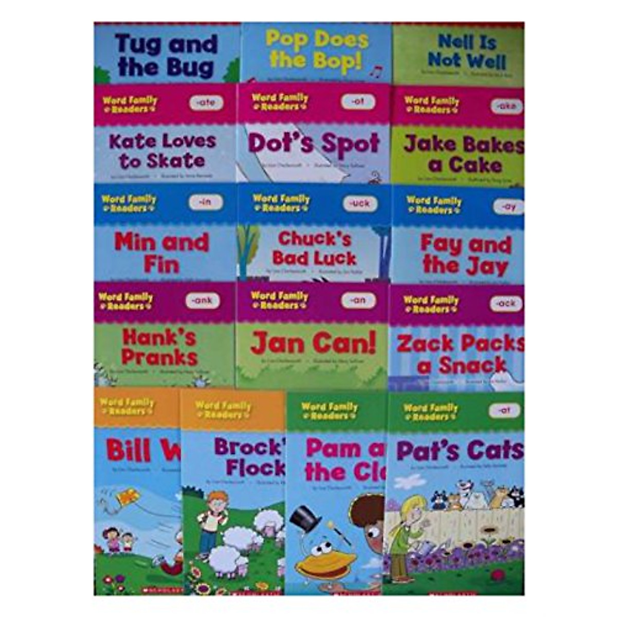 New Lot 16 Word Family Readers Phonics Learn to Read Kindergarten First Grade NEW