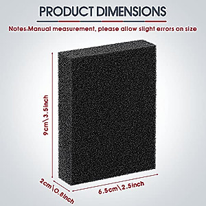Card Dividers for Storage Boxes Trading Box Dividers Multifunction Card Sponge Shock Absorbing Sponge Suitable for Almost All Boxes to Fill Extra Space for Card Security, Black (40 Pcs)