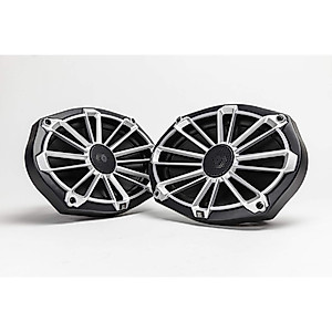 MB Quart Bundle- 1 Pair of NP1-169 Nautic Premium 6x9 Marine Speakers & 1 Pair of NP1-116 Nautic Premium 6.5" Marine Speakers (Black Frame with Black, Silver, White Grills Included)