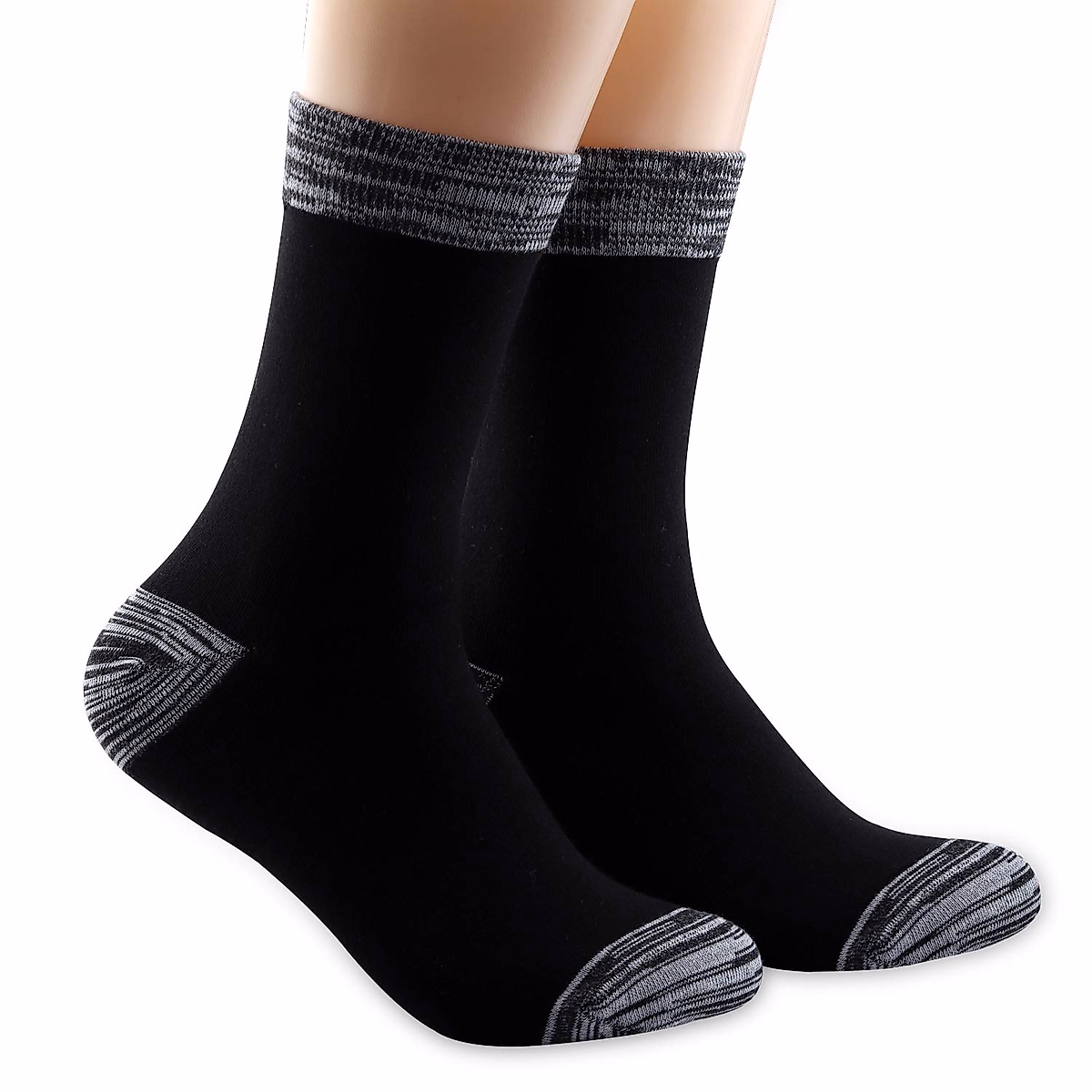 LEVLO Correctional Officer Gifts for Police No Guns Just Guts Cotton Socks Gift for Detention Officer (2 Pairs/Set - Mid Calf - 1)