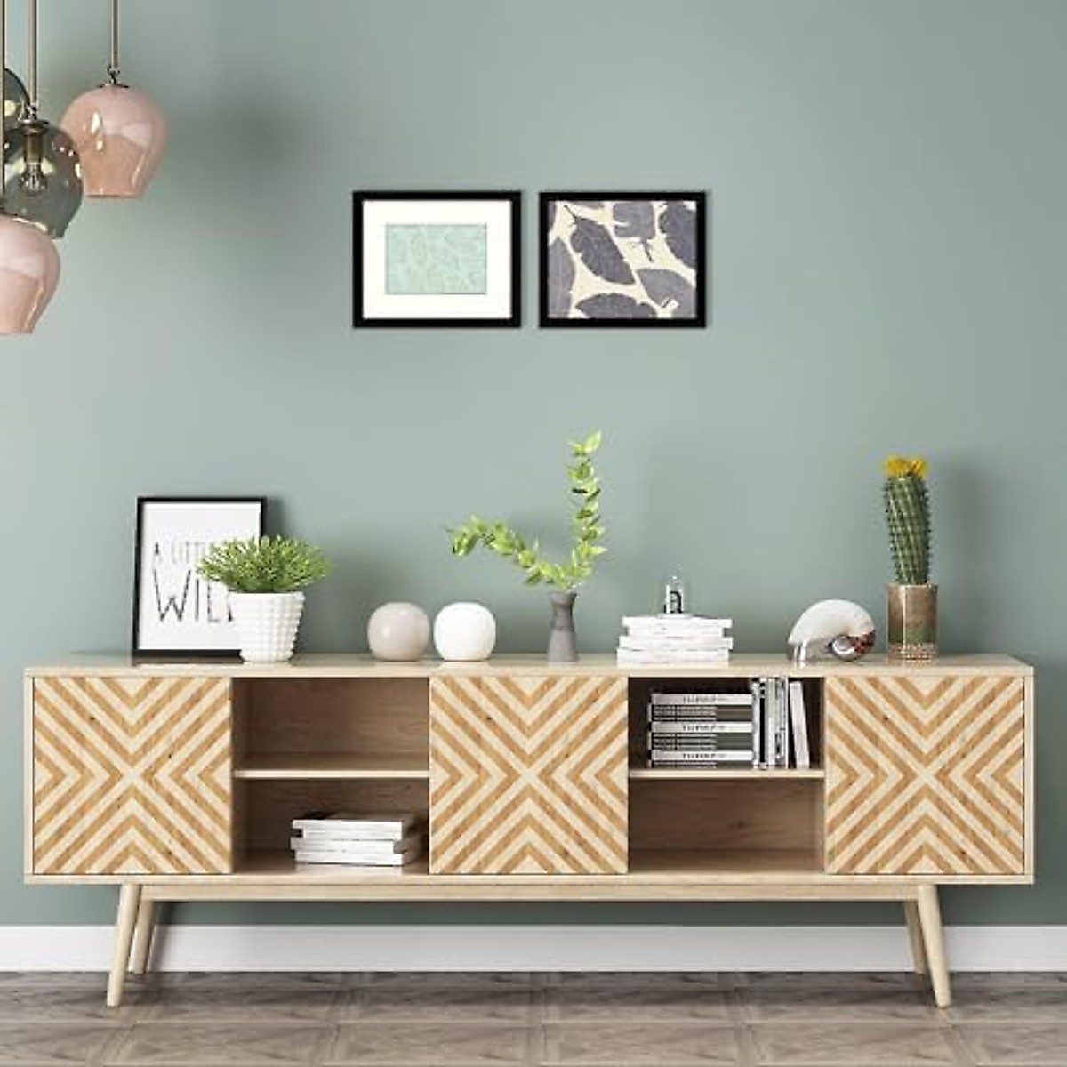 Frametory, 11x14 Picture Frame with Mat for 8x10 Photo - Country Rustic Style - High Definition Glass Wide Molding - Preinstalled Wall Mounting Hardware (Rustic Black, 1 Pack)