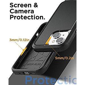 AICase for iPhone 14 Case(6.1") Case,Heavy Duty 3-Layer Rugged Pocket-Friendly Phone Case,Durable Military Grade Protection Shockproof/Drop Proof/Dust-Proof Protective Cover for iPhone 14 Case 6.1"