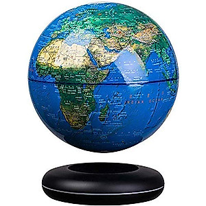Floating Globe, 8" Magnetic Levitation Floating Globe Anti Gravity Rotating World Map LED Globe for Children Educational Gift