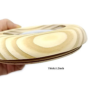 HJJKKH Sauna Thermometer Hygrometer,2 in 1 Indoor Wooden Sauna Fahrenheit Hygrothermograph for Sauna Room Humidity Temperature Measurement,Sauna Accessories (Pine-Round)