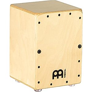 Meinl Mini Cajon Box Drum with Internal Snares - MADE IN EUROPE - Baltic Birch Wood, Miniature Size, 2-YEAR WARRANTY (MC1B)