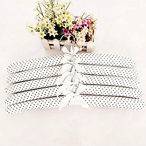 Cabilock Satin Padded Clothes Hangers 10pcs Clothes Hangers Non-Slip Suit Hangers Wood Coat Hanger for Laundry, Jacket, Pant, Sweaters, Shirts, Dress Clothes Hangers Hook Wood Cloth Hangers