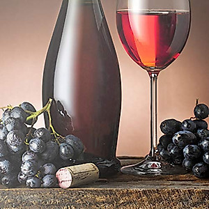 YARDWE Bottle Caps 12PCS Stainless Steel Wine Pourers Liquor Pour Spouts Set Cork Design for Wine Liquor Olive Oil Coffee Syrup Vinegar Bottles