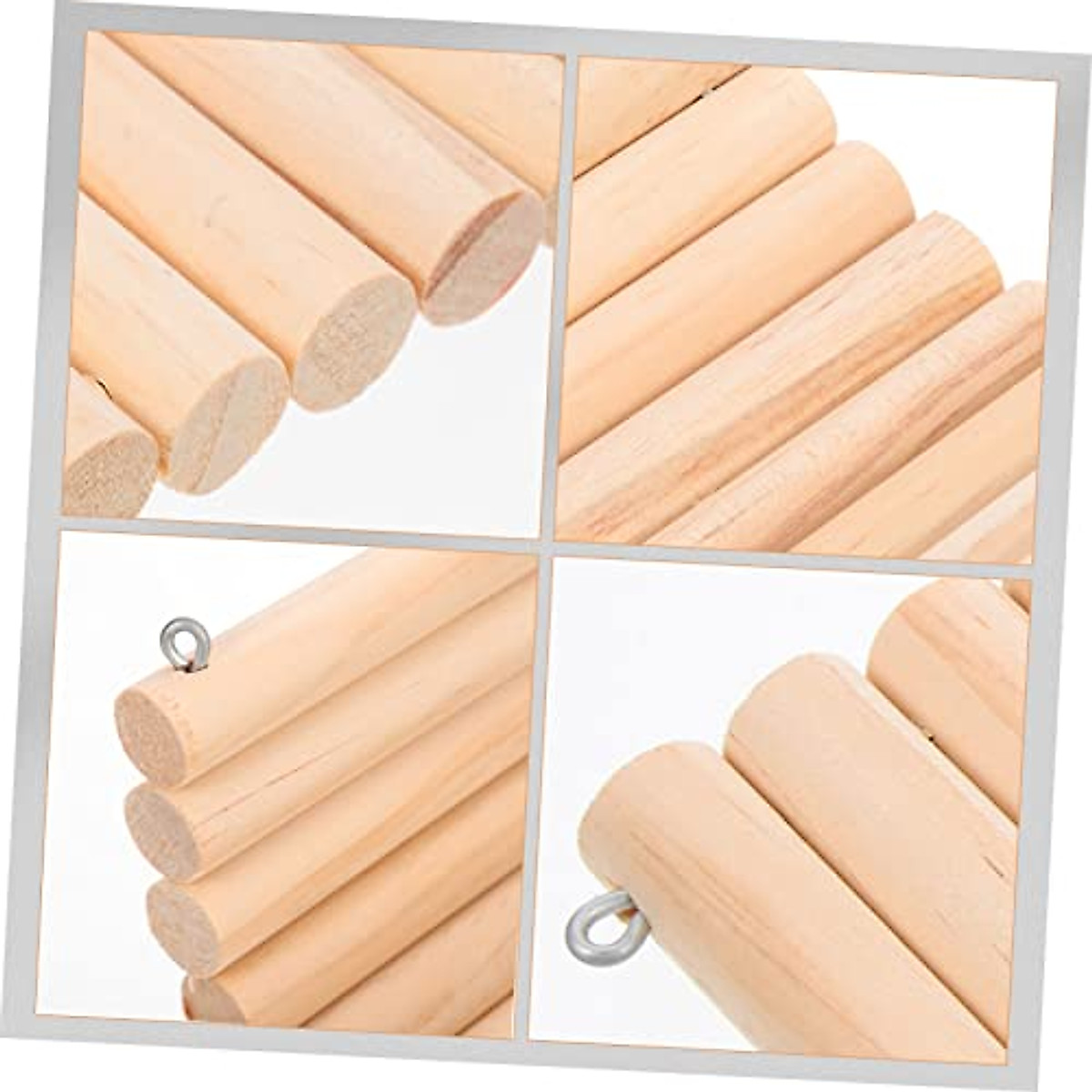 Ipetboom Toy for Mice Chews Cage Hanging Climbing Long Chinchilla Pig Ladder Suspension Multi-Function Pet Small Bridge Rat Sugar Parrot Animals Plaything Exercising Hamster Wooden Glider