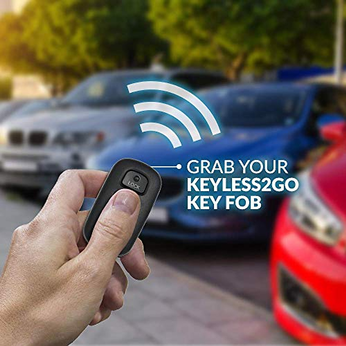 Keyless2Go Replacement for New Keyless Entry Remote Car Key Fob 3 Button FCC HYQ12BBX HYQ12BAN