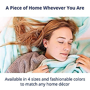 ViscoSoft Winter Fleece Blanket Twin Size / Twin XL - Extra Long Soft & Plush Comforter, Lightweight Design - Light Gray Throw Blanket for Sofa, Bed, Couch, All Seasons, Pets