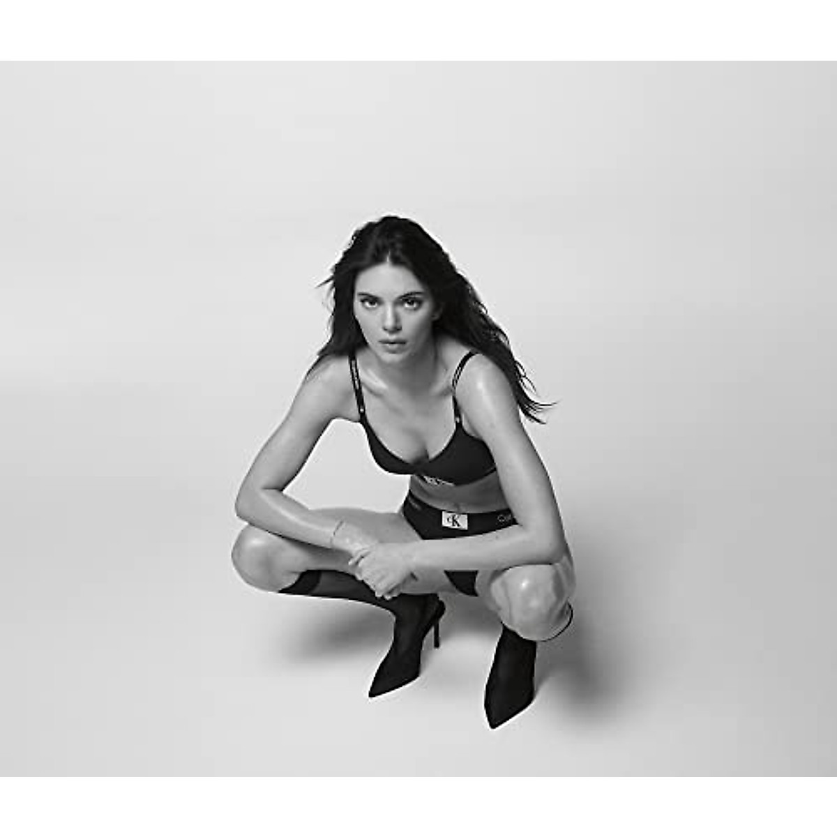 Calvin Klein Women's 1996 Cotton Modern Thong Panties, Multi-Pack, Black/Charcoal Heather/White/Natural Gry/Mudstone/Snow Cone/Hazard