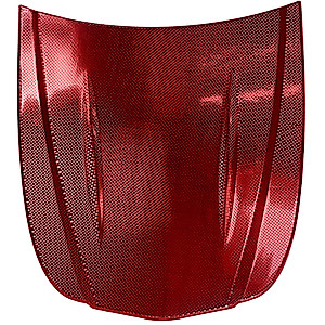 VViViD+ Holographic Weave High-Gloss Vinyl Car Wrap (1ft x 5ft, Red)