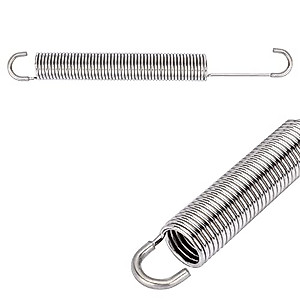 GNPADR 7 inch (2Pcs) Replacement Recliner Sofa Chair Mechanism Tension Spring - Long Neck Hook Style